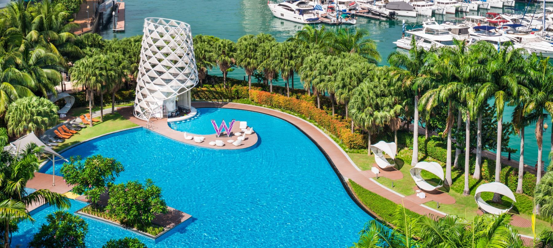 Pool Day Club in Singapore | W Singapore - Sentosa Cove